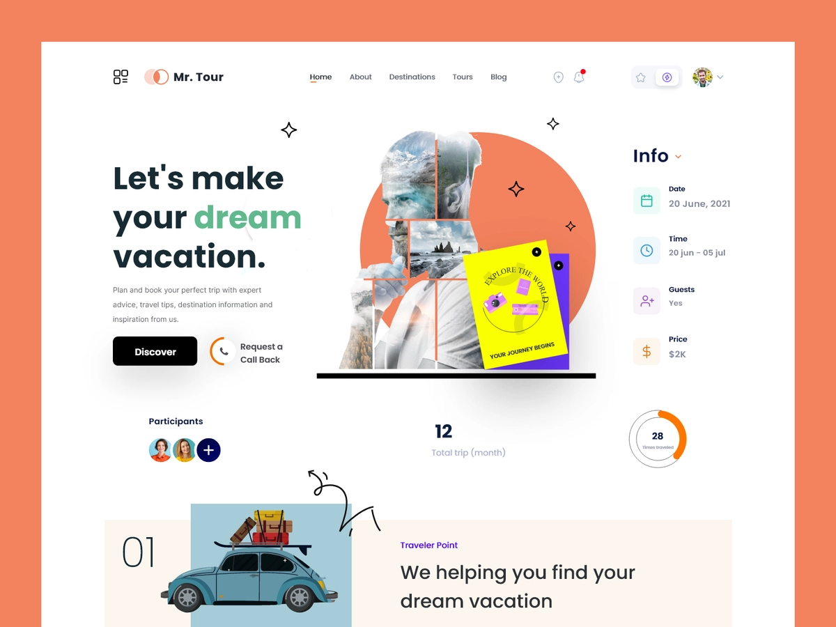 NFTs website design by Masud Rana